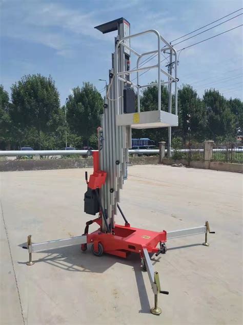 CE Approved 6 14m Gtwy1 Series Single Mast Portable Vertical Hydraulic