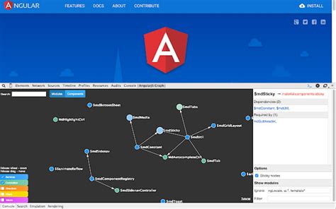 AngularJS Graph Google Chrome 용 확장 프로그램 다운로드