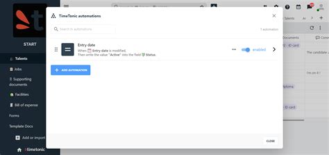 Exercise 5 Automating With TimeTonic TimeTonic V7 EN