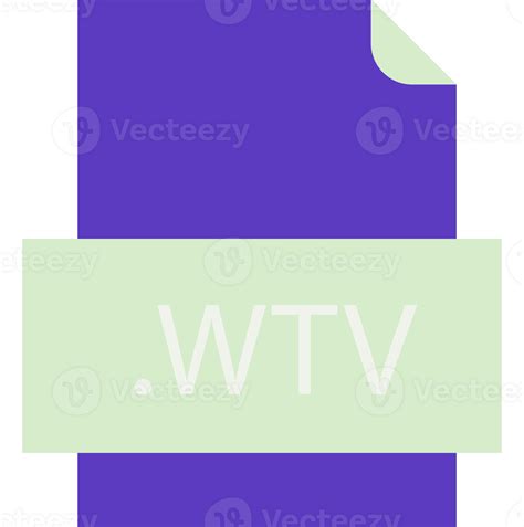 Wtv File Icon Fill Crisp Corners With Doted Lines 57912747 Png