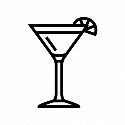 Cosmopolitan Cocktail Glass Drink Alcohol Bar Martini Icon