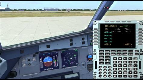 Airbus X Extended Axe Programming A Route And Sids Stars Manually Into The Mcdu Youtube