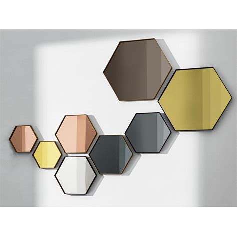Buy Visual Hexagonal Mirror By Sovet Italia Online In Dubai Abu Dhabi