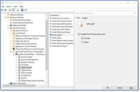Enabling The System Event Audit Log Windows 10 IG1 Guide V0 2 Documentation