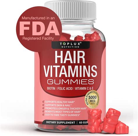 Hair Vitamins Gummies Supplement Faster Hair Nepal Ubuy