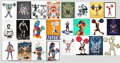 Quadro Halterofilismo Crossfit Academia Musculação Força Elo7
