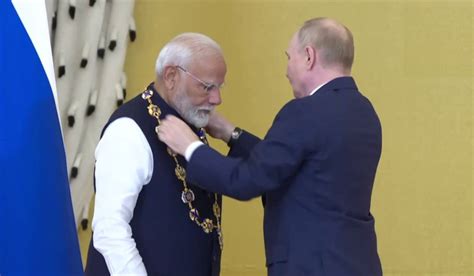 पीएम मोदींना आता रशियाचा सर्वोच्च नागरी सन्मान आतापर्यंत 16 देशांनी