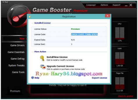 Iobit Game Booster Premium V220113 Terbaru Crack And Serial Key