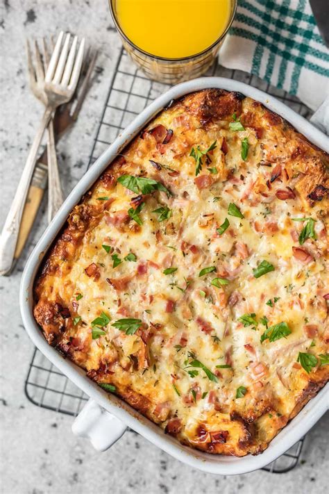 Ham And Cheese Breakfast Casserole Video The Cookie Rookie®