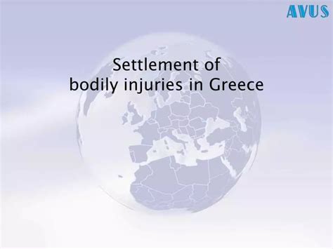 Ppt Settlement Of Bodily Injuries In Greece Powerpoint Presentation