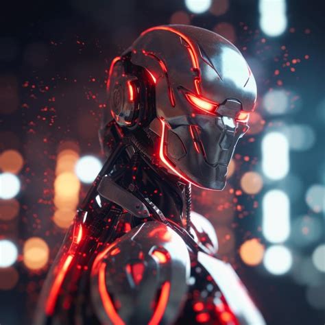 Premium Ai Image 3d Cyberspace Robot