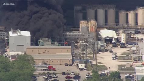 One Dead Two Injured In Explosion Fire At Chemical Plant Near Houston