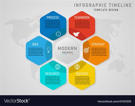 timeline business infograghic 003 royalty free vector image
