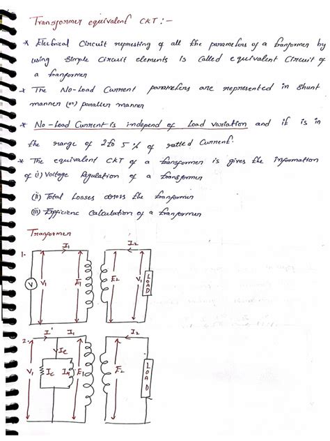 Transformer Equations Circuits Pdf