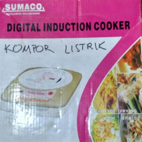 Jual Kompor Listrik Digital Induction Cooker Merk Sumaco Kompor Panci Shopee Indonesia
