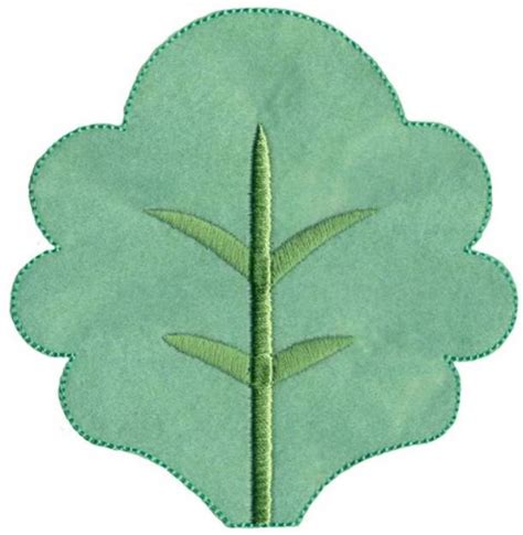 Lettuce Leaf Feltie Machine Embroidery Design Embroidery Library At