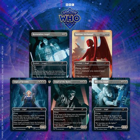 Spookydrop 2023 Secret Lair X Doctor Who The Weeping Angels Non Foil
