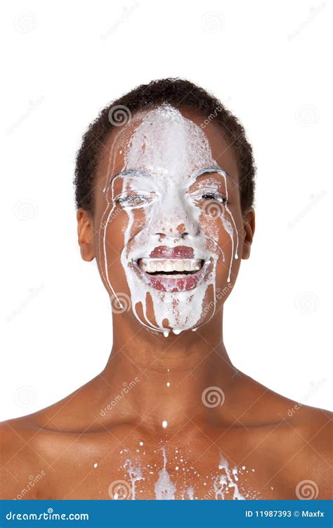 Woman With Milk Stock Image Image Of Feminine Beautiful 11987393