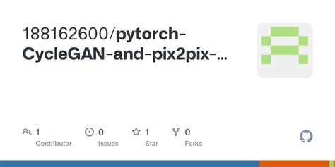 GitHub 188162600 Pytorch CycleGAN And Pix2pix Master
