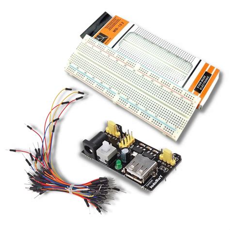 Zestaw w płytka MB pól zasilacz kable zworki szt do Arduino Sklep Opinie Cena