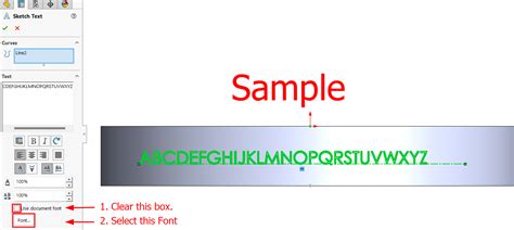 Create Single Line Font In Solidworks Ime Wiki