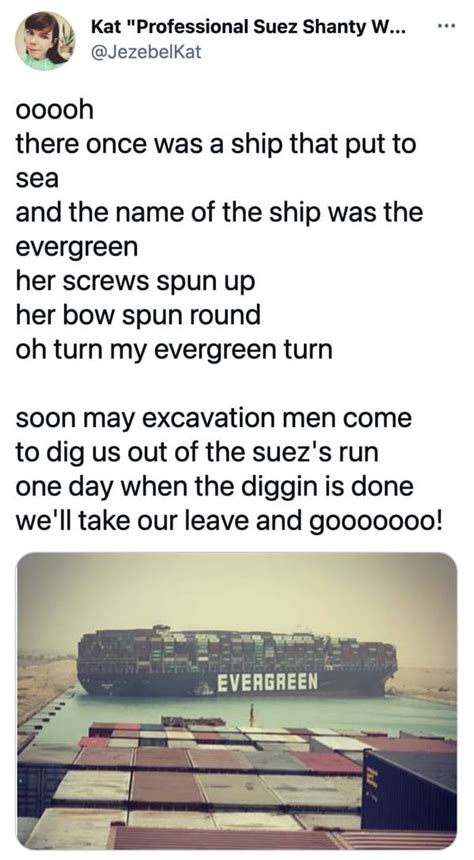 20 Funny Memes About The Ship Stuck In The Suez Canal