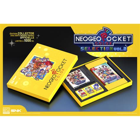 Neogeo Pocket Color Selection Vol Edition Collector Capcom Pix N