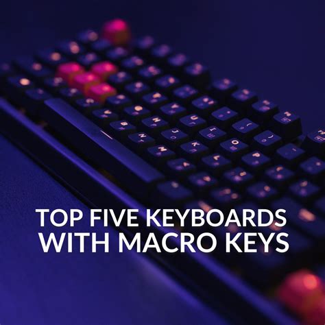 Top 5 Gaming Keyboards With Macro Keys Overclockers Uk
