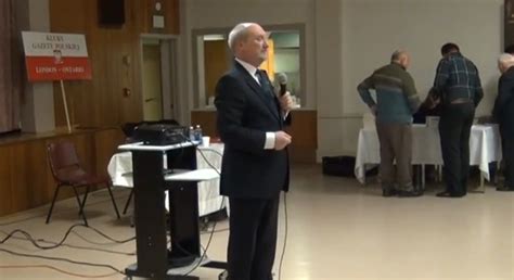 Kluby Gazety Polskiej Poseł Antoni Macierewicz w London Kanada wideo