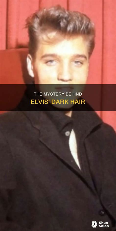 The Mystery Behind Elvis Dark Hair Shunsalon