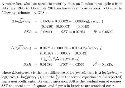 Statistical Significance Including Lagged Differences Time Series Cross Validated