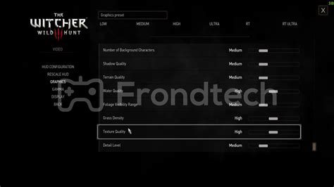 Best Graphics Settings For Witcher 3 Next Gen