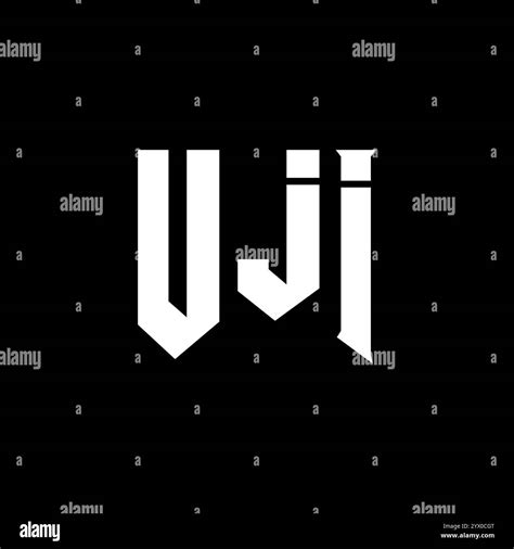 Uji Letter Logo Design For Technology Company Uji Logo Design Black