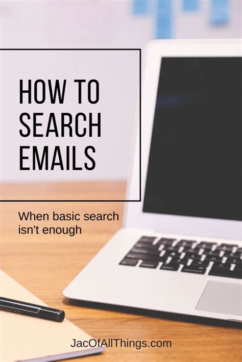 How To Narrow Your Email Search