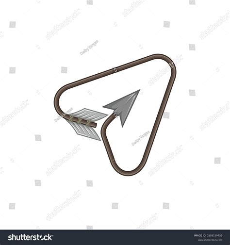 Vector Design Curved Arrow Cursor Shape Stock Vector Royalty Free Shutterstock