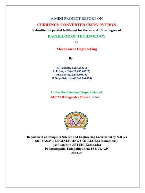 Final Miniproject 1 Pdf