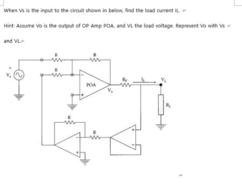Solved When Vs Is The Input To The Circuit Shown In Below