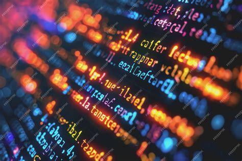 Computer Programming Code Scripts Augmented Reality Hologram Premium Ai Generated Image