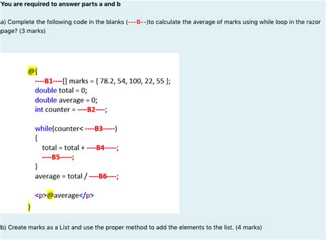 Solved You Are Required To Answer Parts A And B A Complete Chegg