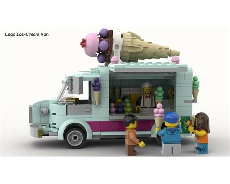 Lego Moc Ice Cream Van By Legobricking Rebrickable Build With Lego