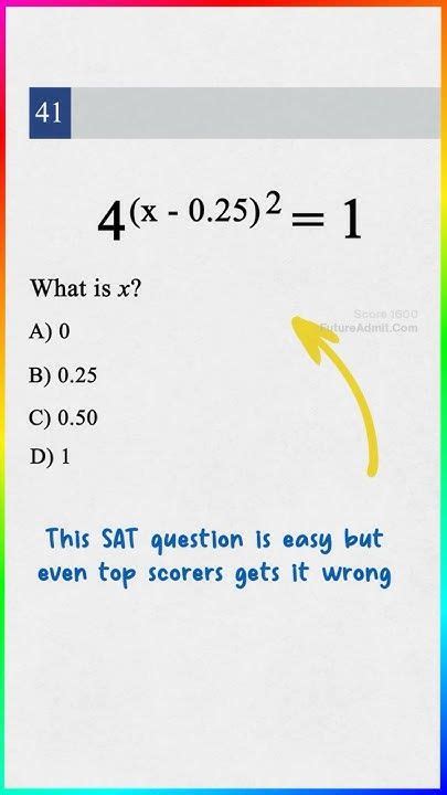 The Easy Sat Question Even Top Scorers Get Wrong Digitalsat Satprep