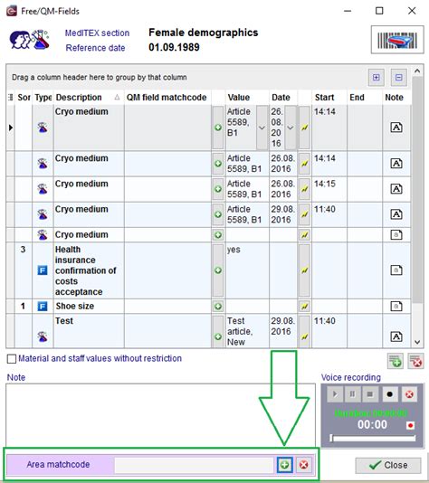 How To Assign A Matchcode To A QM Field MedITEX Wiki