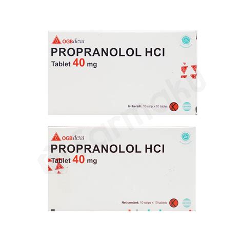 Propranolol 40 Mg Dexa Farmaku