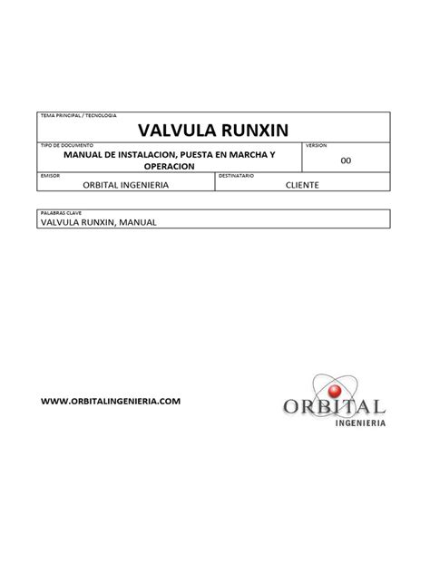 Valvula Runxin Manual Pdf