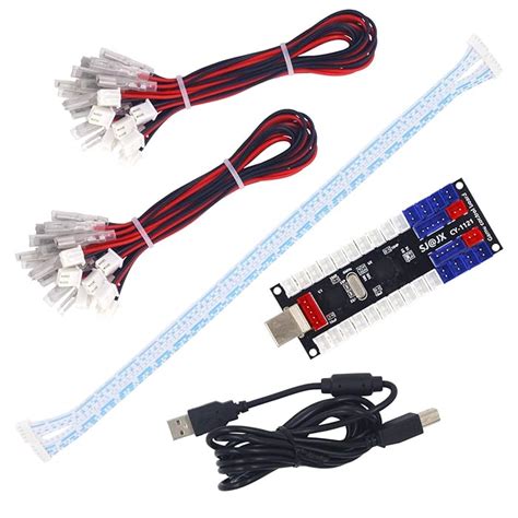 Buy Sjjx 2 Player Arcade Usb Encoder Board Zero Delay Game Controller