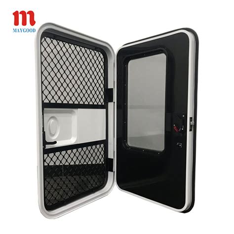 Maygood Custom RV Trailer Teardrop Door Aluminum Anti Mosquito Entry