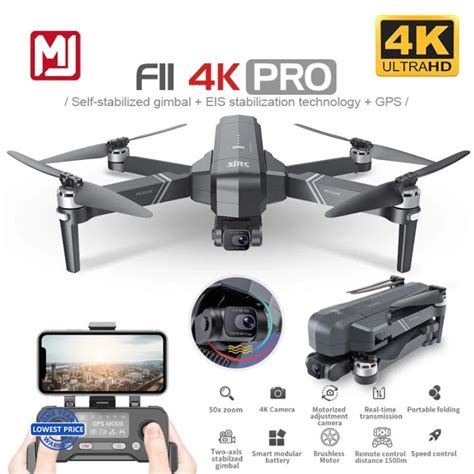 Ready StockOriginal SJRC Drone F PRO Professional K HD Camera Gimbal Dron Brushless Aerial