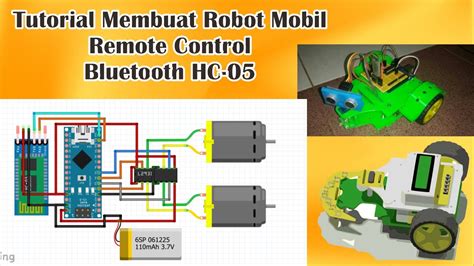 Tutorial Lengkap Membuat Robot Remote Control Bluetooth Hc 05 Youtube