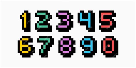 Premium Vector Number Font Font Of Numbers In Classical Style With
