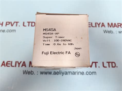 Fuji Electric Ms4sa Ap Super Timer Relay 100 240vac 0 05s 60h Aeliya